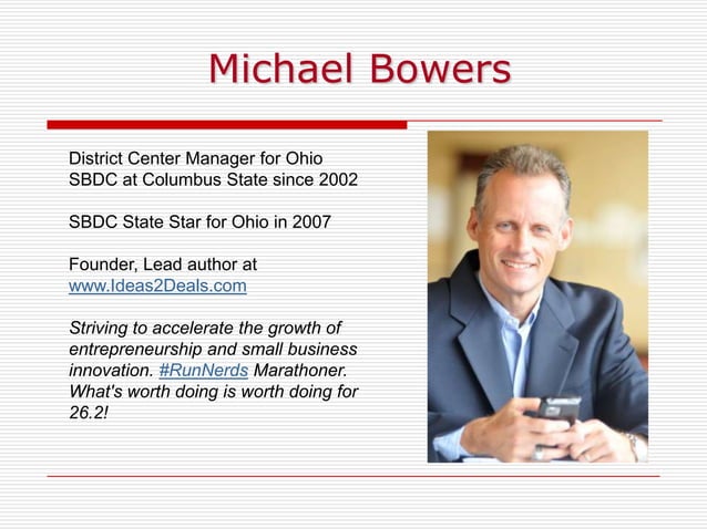 The Ohio SBDC at Columbus State | PPT