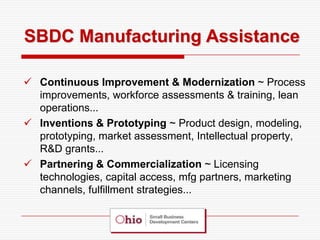 The Ohio SBDC at Columbus State | PPT