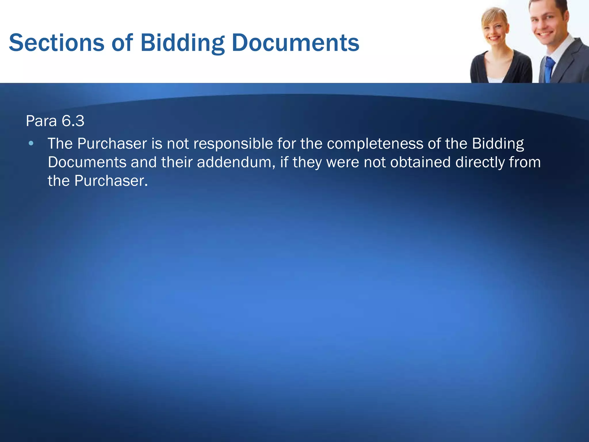 Sbd procurement of goods 2 bid documents | PPT