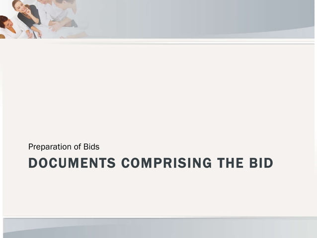 Sbd procurement of goods 3 preparation of bid | PPT