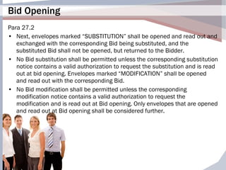 Sbd procurement of goods 4 submission and opening of bids | PPT