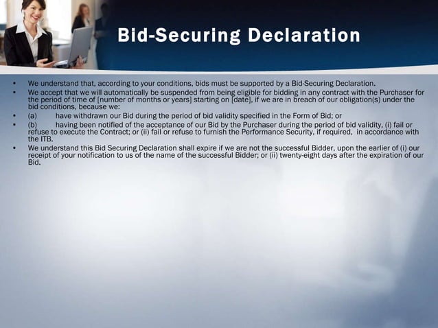 Sbd procurement of goods section iv bidding forms | PPT