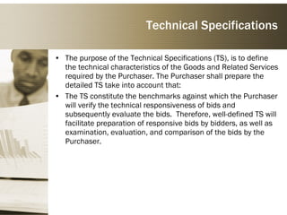 Sbd procurement of goods section vi schedule of requirements | PPT