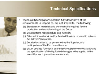 Sbd procurement of goods section vi schedule of requirements | PPT