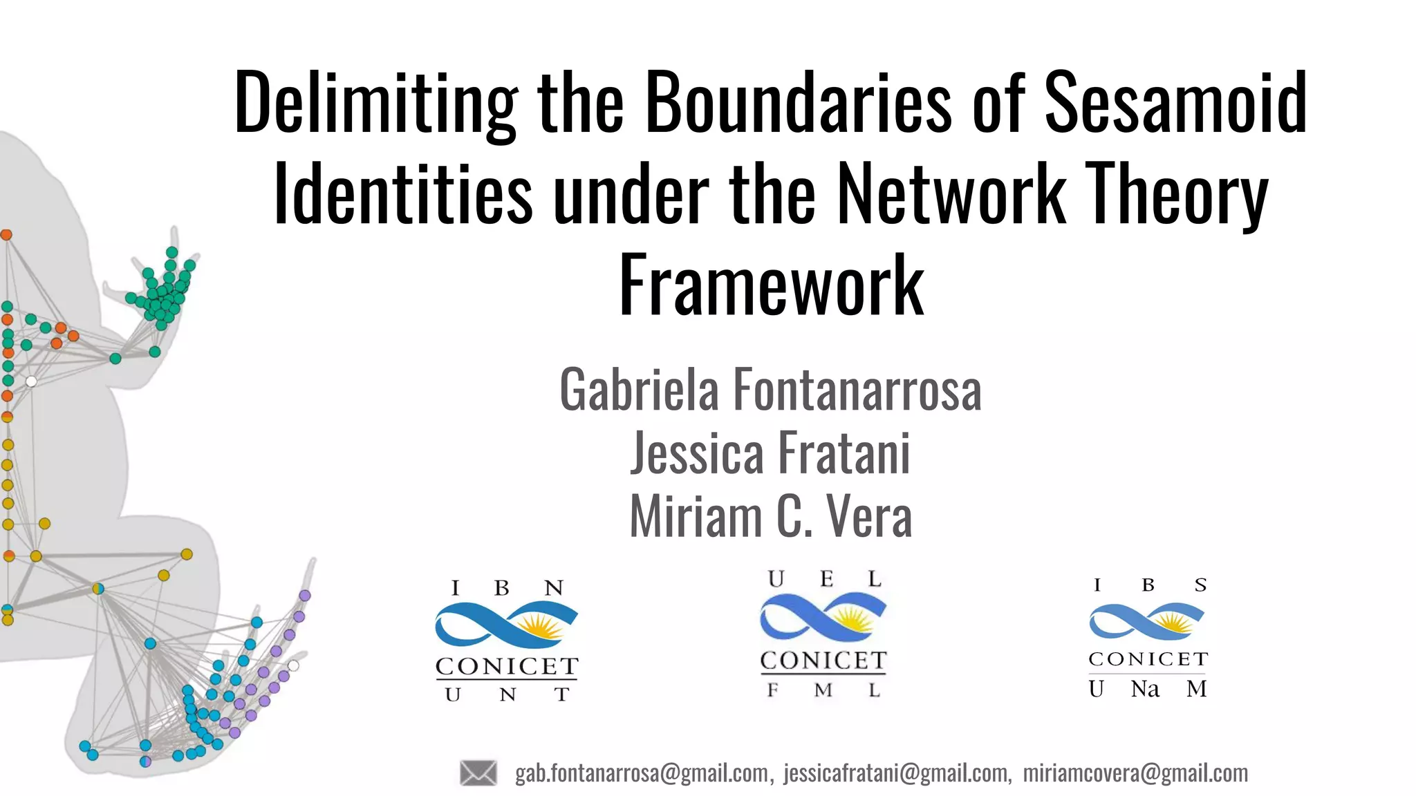 Delimiting the Boundaries of Sesamoid Identities under the Network ...