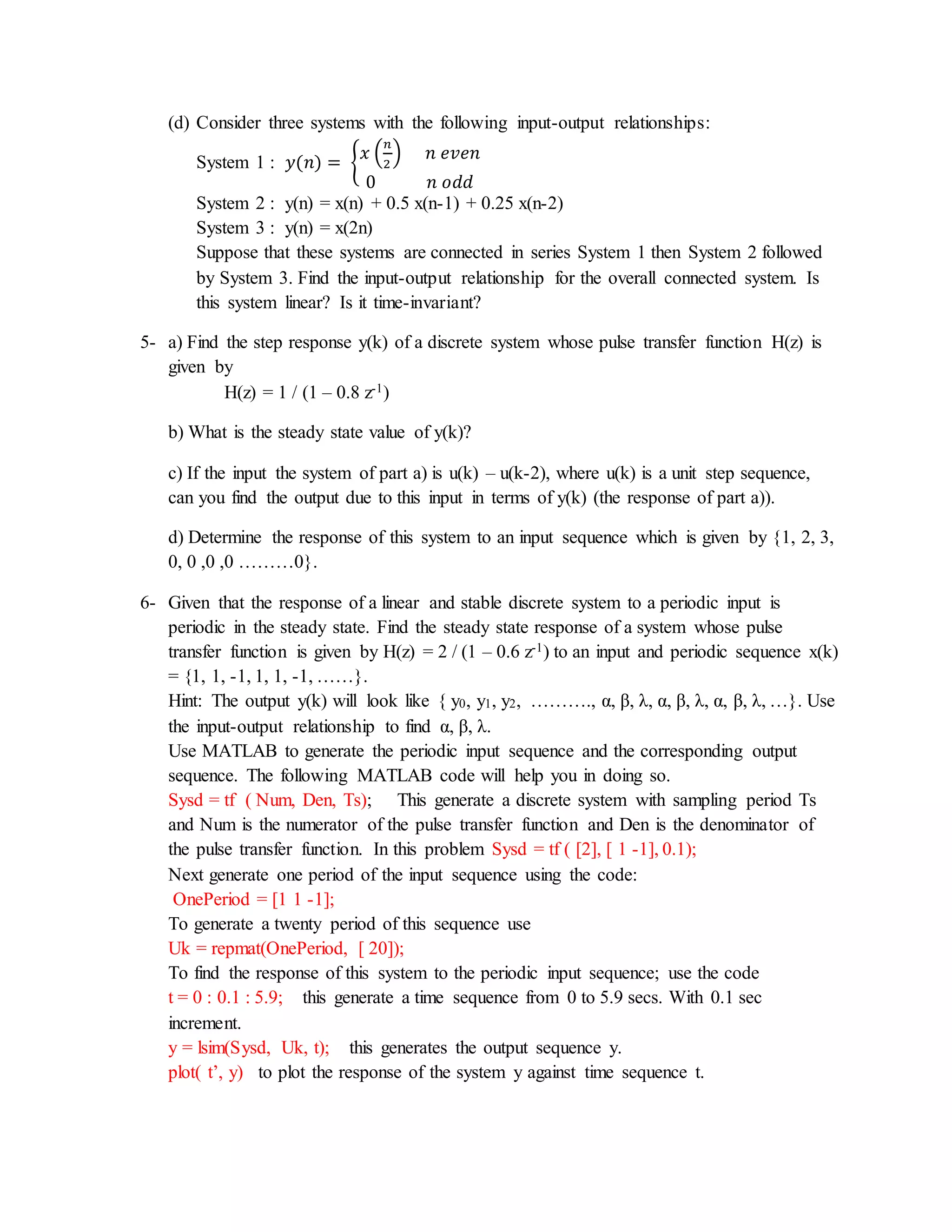 Control assignment#1 | PDF