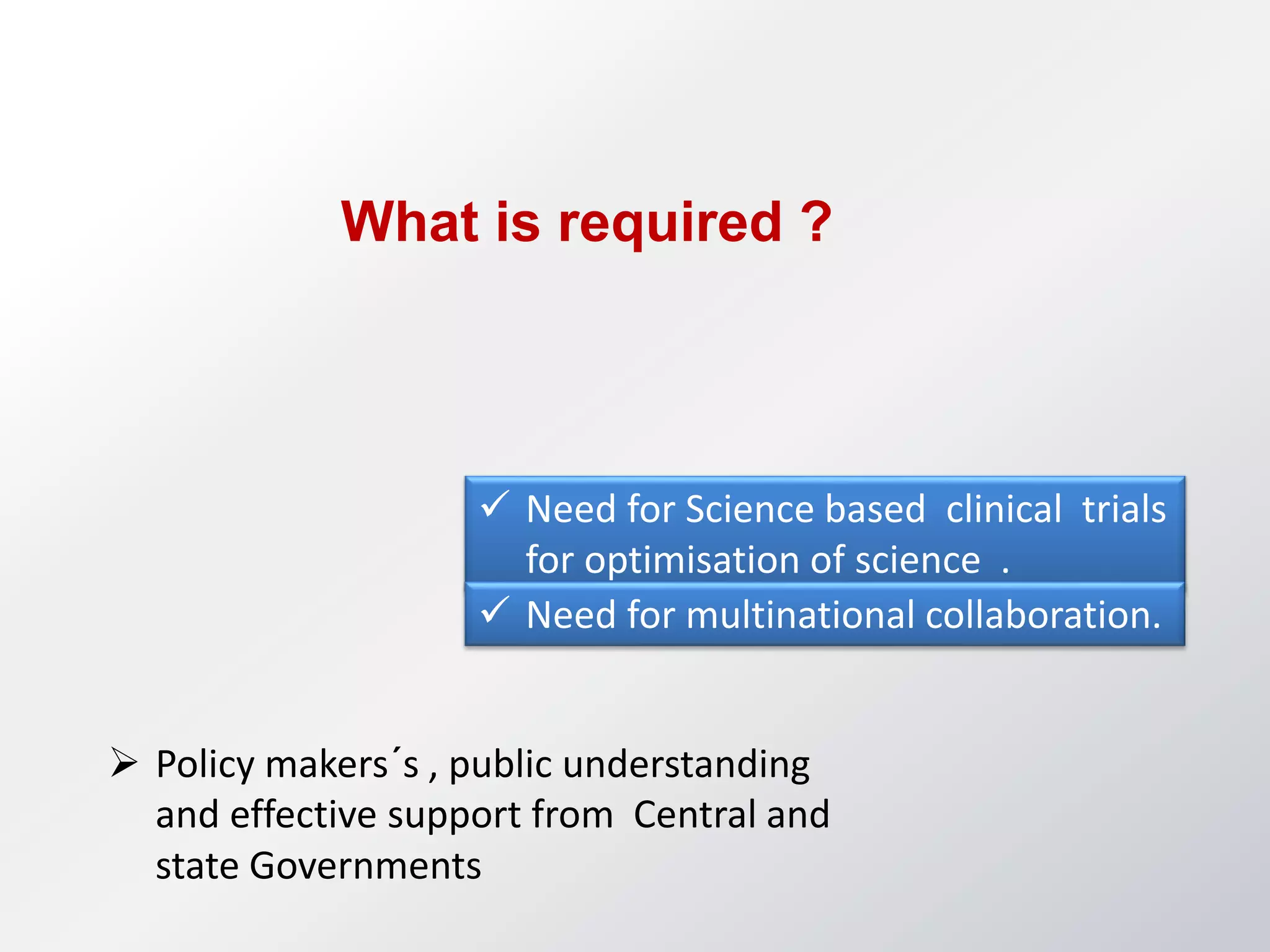 Science Based Evidence Based Practice in Ayurveda | PPTX