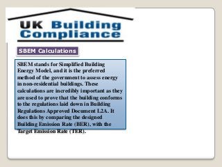 Sbem calculation uk building compliance