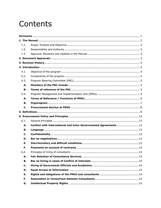 SBEP Procurement Manual | PDF