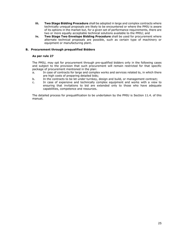 SBEP Procurement Manual | PDF