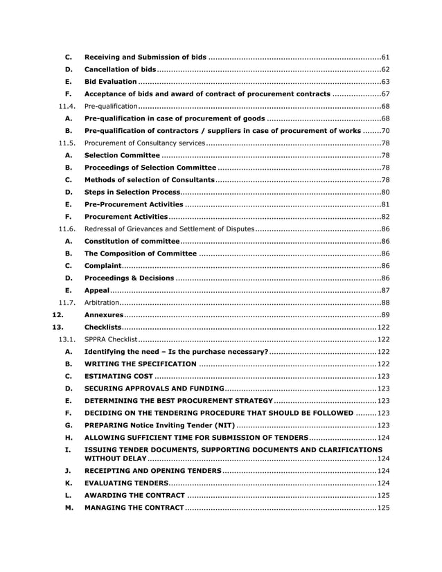 SBEP Procurement Manual | PDF