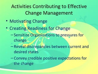 Leading and Managing Change | PPT
