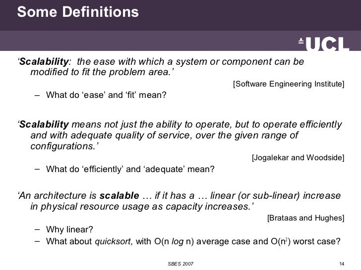 Scalability: What It Is and How to Analyze It (keynote talk at SBES 2…