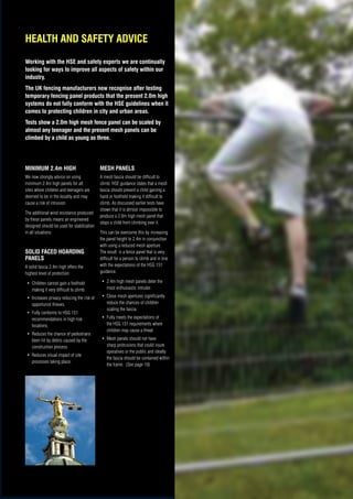 SBGHS Temporary fencing catalogue 2019 | PDF