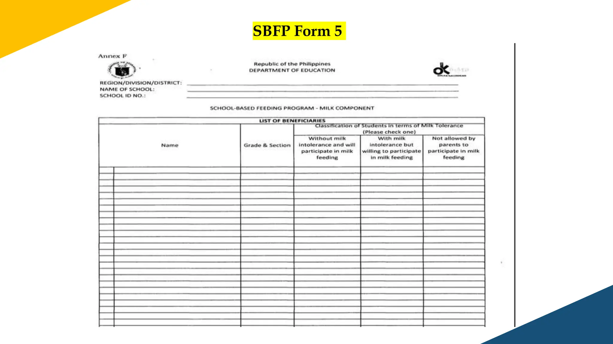 SBFP-FORMS_ NFP _ MILK FORMS FOR TEACHERS.pptx
