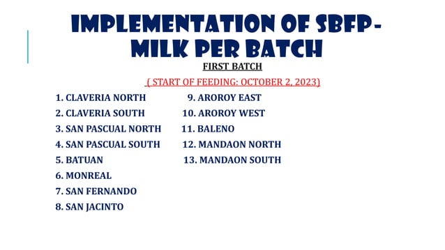 SBFP-FORMS_ NFP _ MILK FORMS FOR TEACHERS.pptx | Nutrition | Healthy Living