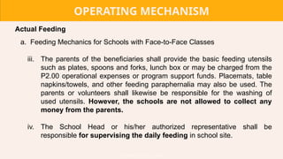 SBFP-Parents-Orientation for learners of school | PPTX