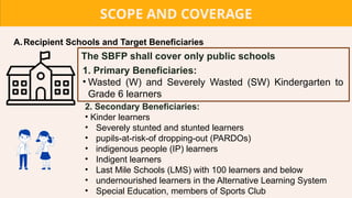 SBFP-Parents-Orientation for learners of school | PPTX