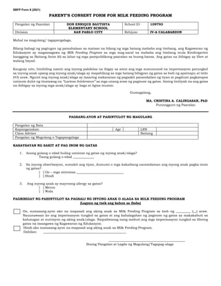 SBFP Form 8- consent.docxSJES consent form | PDF