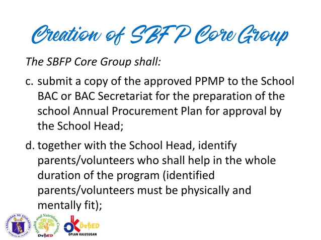 SBFP Orientation 2018 | PDF | Business Accounting & Finance | Business