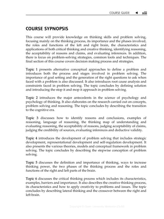 Sbfs1103 thinking skills and prob solving | PDF