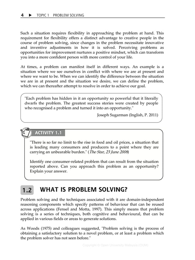 Sbfs1103 thinking skills and prob solving | PDF | Education