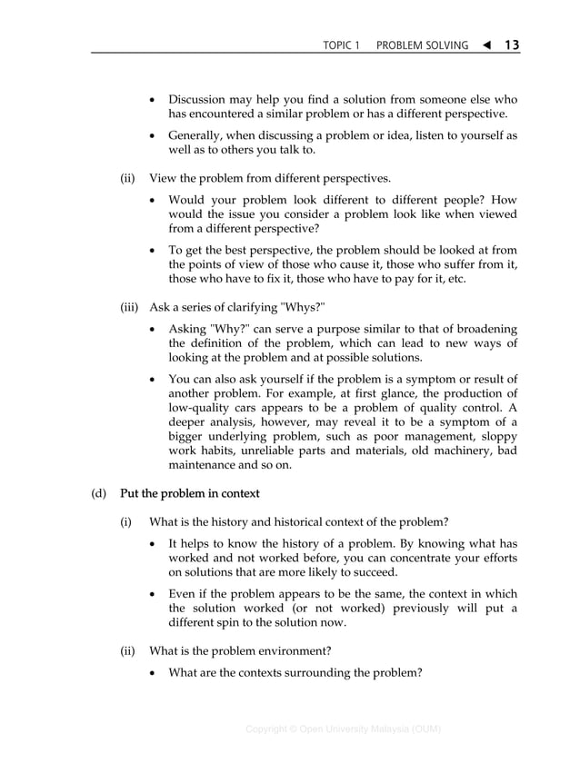 Sbfs1103 thinking skills and prob solving | PDF | Education