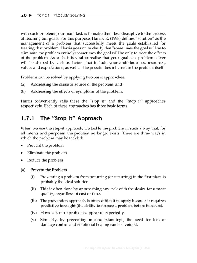 Sbfs1103 thinking skills and prob solving | PDF | Education