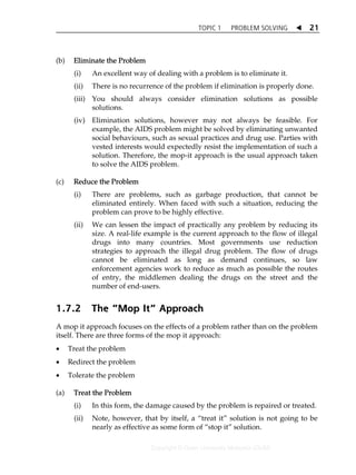 Sbfs1103 thinking skills and prob solving | PDF