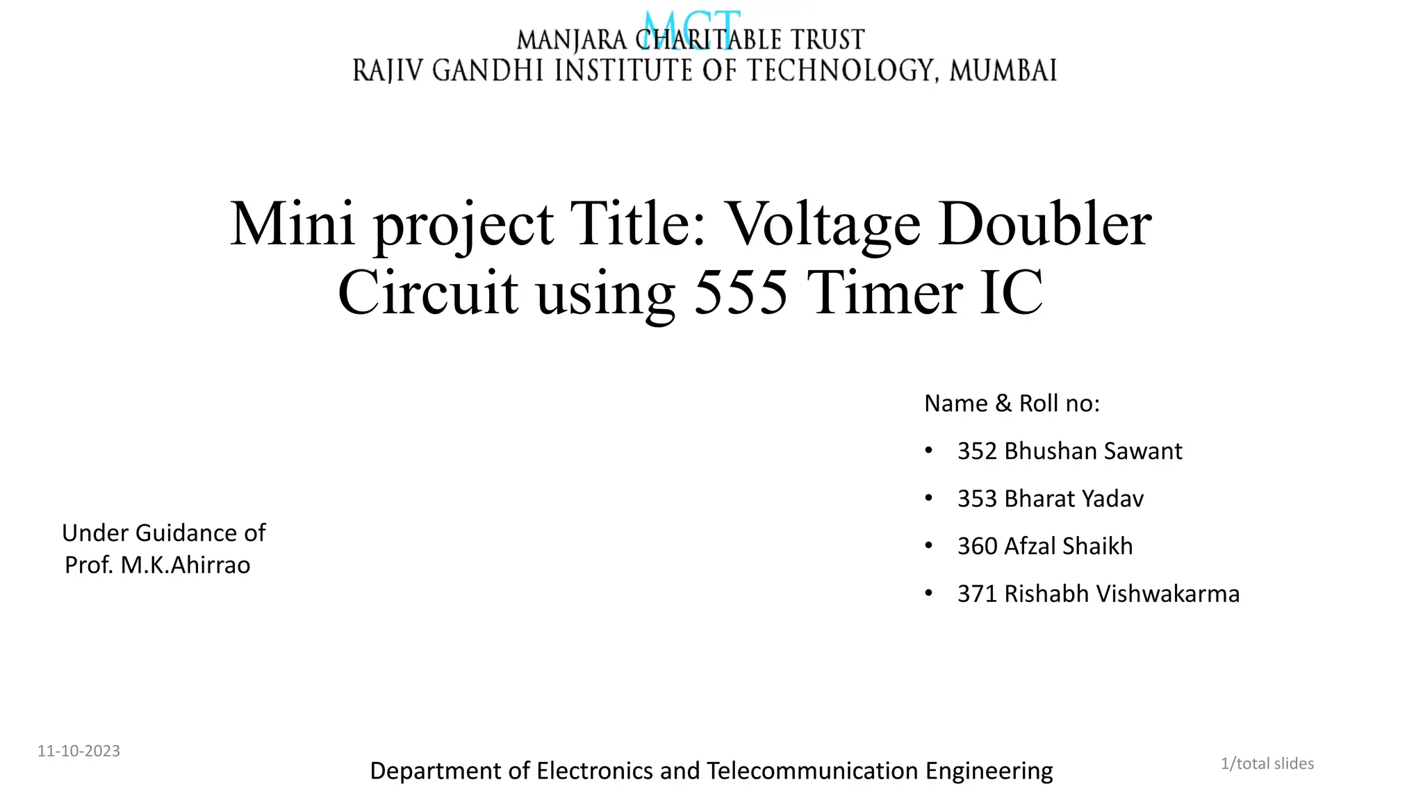 voltage doubler using 555 timer ic | PDF