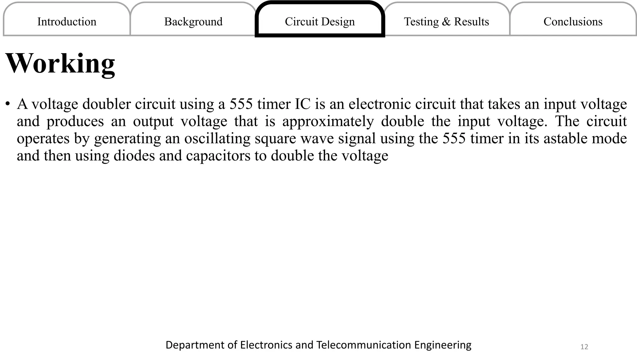 voltage doubler using 555 timer ic | PDF