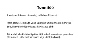 Egiptuse riik ja ühiskond | PPT