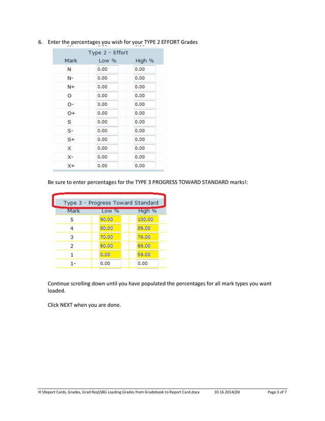 SBG: Loading Grades from Gradebook to Report Card | PPT