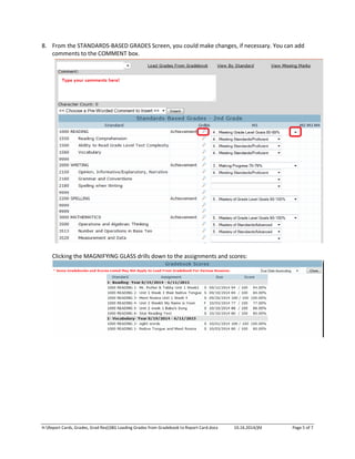 SBG: Loading Grades from Gradebook to Report Card | PDF | Educational ...