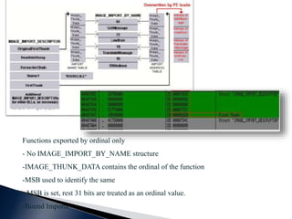 Reversing malware analysis training part3 windows pefile formatbasics ...