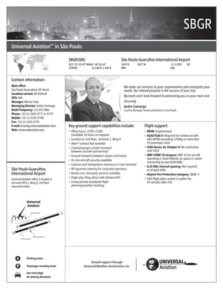 SBGR Ground Handling Agent Sao Paulo Guarulhos International Airport ...