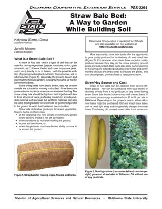 Straw Bale Bed: A Way to Garden While Building Soil | PDF