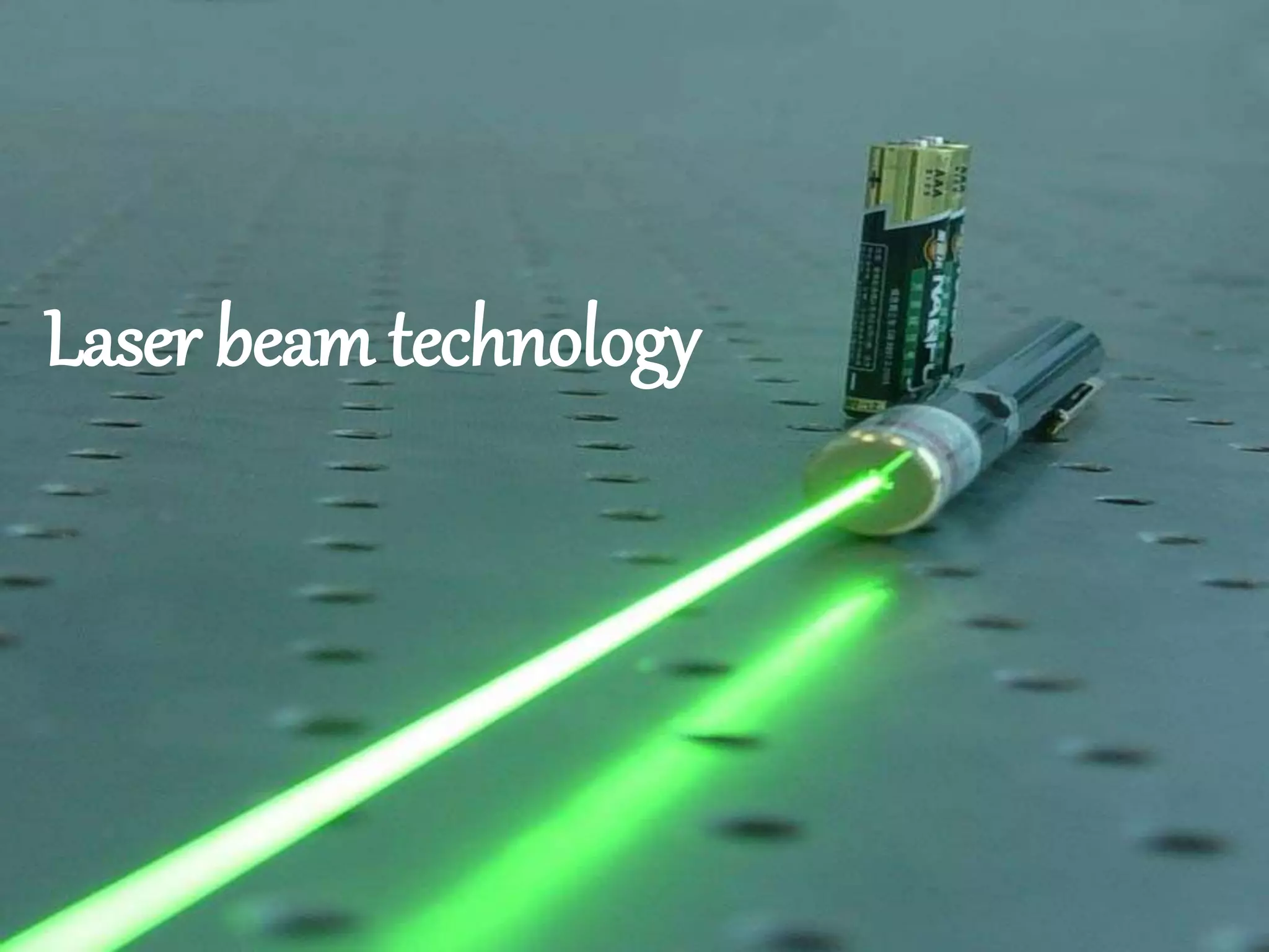 laser beam technology | PPT