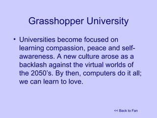 Future of Universities: an example of scenario building using the ...