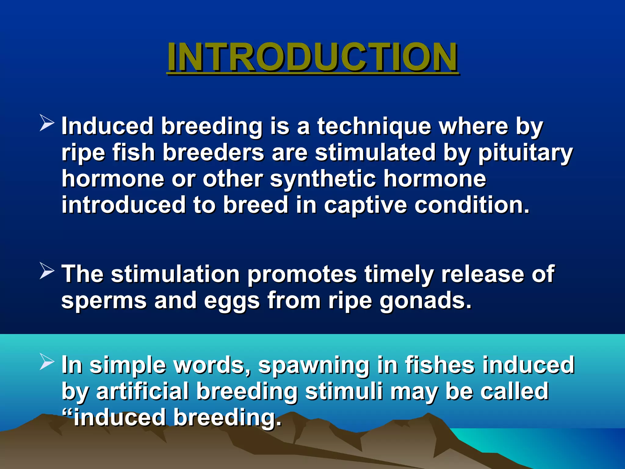 indused breeding for fish | PPT