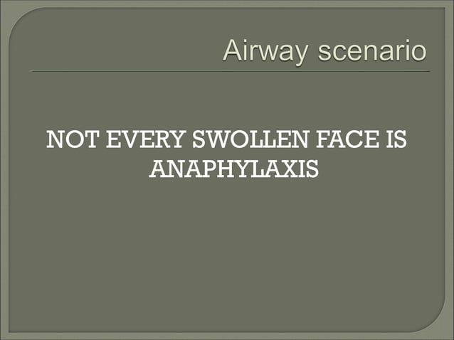 Angioedema | PPT | Ear, Nose and Throat Conditions | Diseases and ...