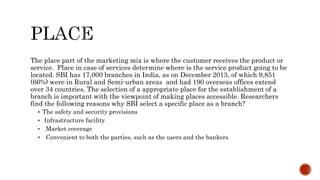 7 P’S of Marketing of sbi bank | PPTX