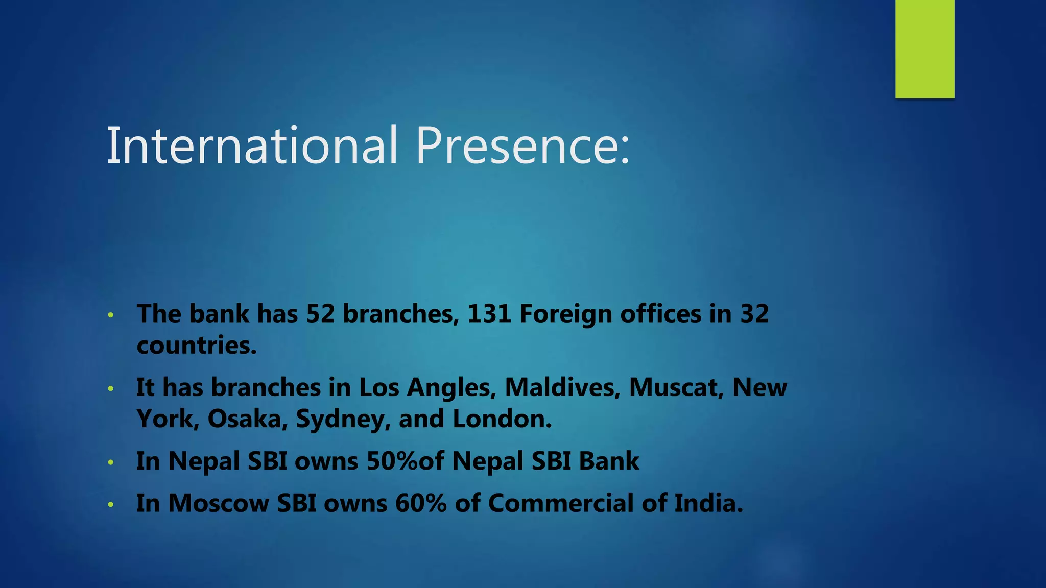 STATE BANK OF INDIA PPT | PPTX