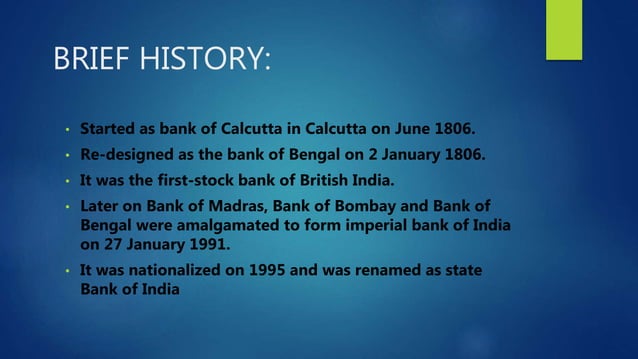 STATE BANK OF INDIA PPT | PPTX