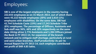 STATE BANK OF INDIA PPT | PPTX