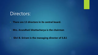 STATE BANK OF INDIA PPT | PPTX