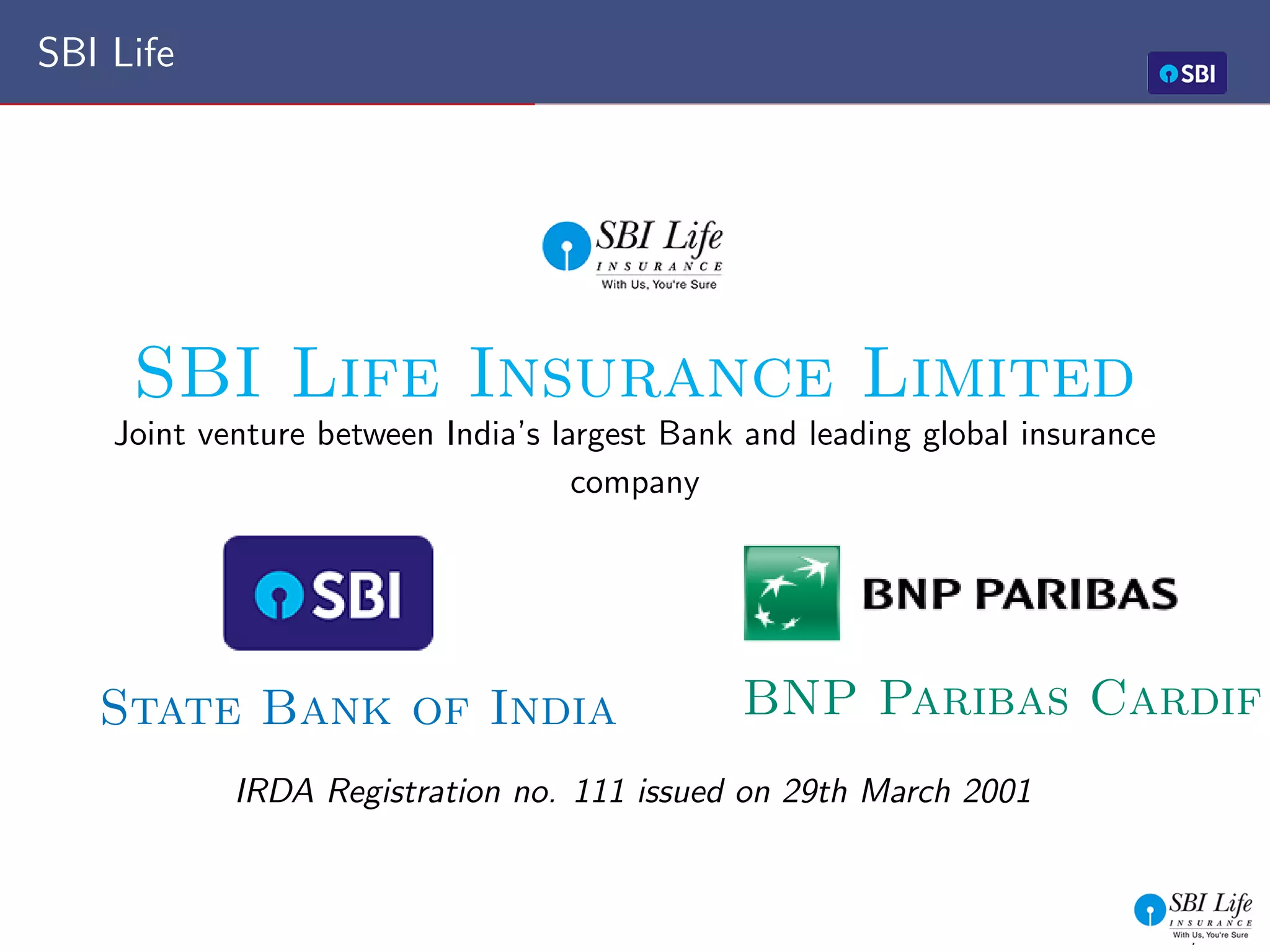SBI Life insurance | PDF