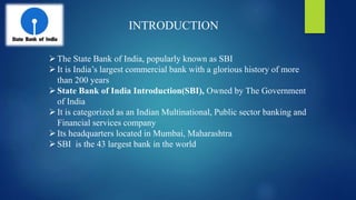 sbi.pptx | Business Banking & Finance | Business