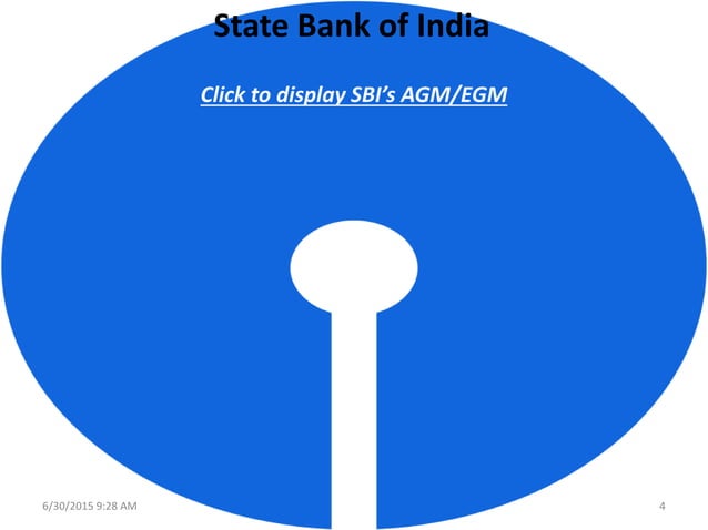 State Bank of India Vision and Mission (Ravi Kulkarni) | PPTX ...
