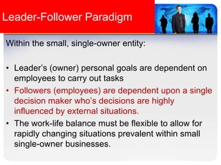 Smal Business Leadership Styles | PPTX | Business Administration | Business